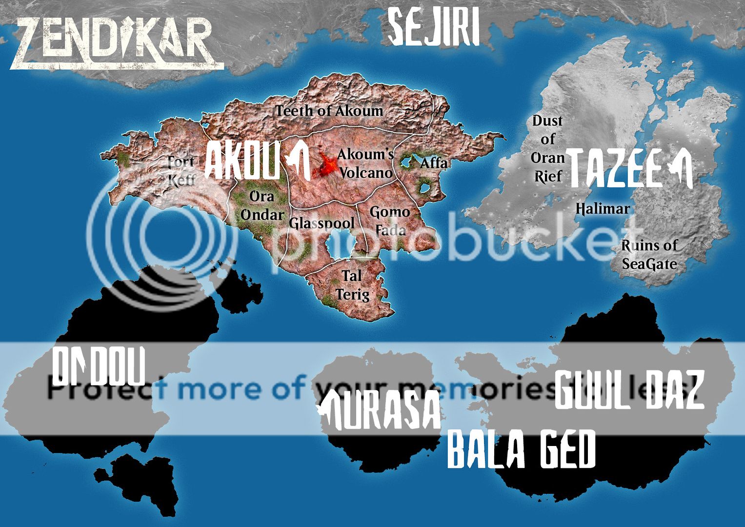 Geography of Zendikar - Magic Storyline - Magic Fundamentals - MTG ...