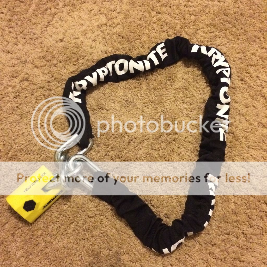 New York Legend Chain 1515 Motorcycle Lock | Suzuki SV650 Riders Forum